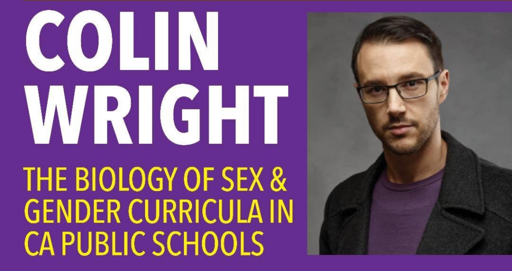 Colin Wright talk, Davis CA, April 22, 2023 | Our Duty